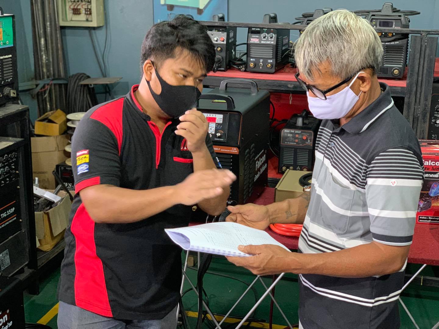 ตู้เชื่อมไฟฟ้าระบบอินเวอร์เตอร์ | Falcon ตัวจริงไม่ทิ้งช่าง ...