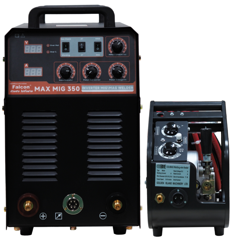 Falcon MAX MIG 350 กระแสเชื่อม 350 แอมป์เต็ม ใช้ไฟ 380V 3Phase #MM350 ...